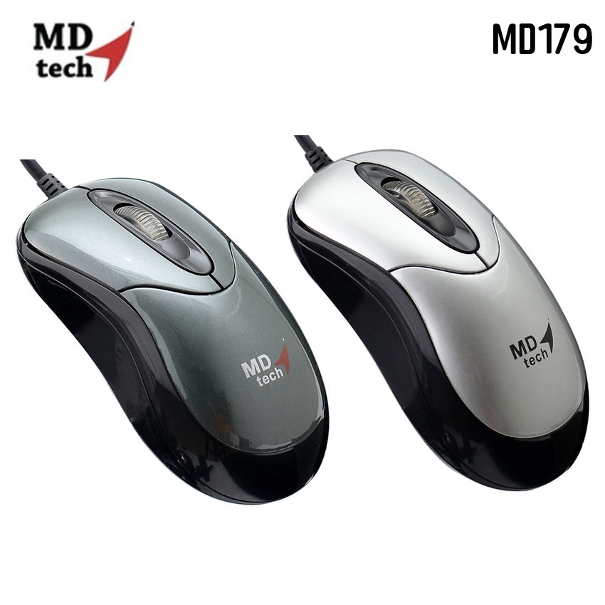 MD-TECH USB Optical Mouse (MD-179) แบบสาย USB | Shopee Thailand