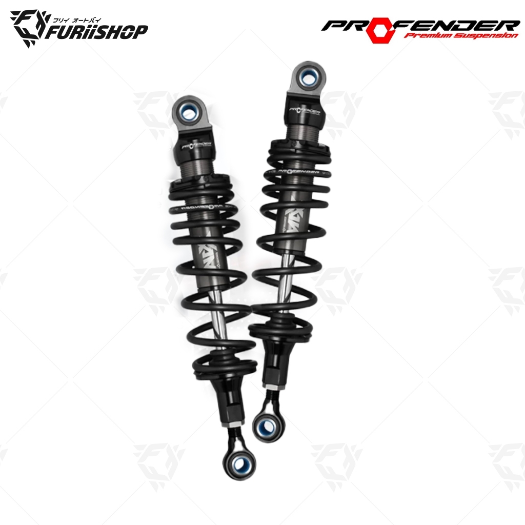 โช๊ค Profender Honda PCX160 Rear STD-LOAD 10mm (Black) 365-355mm ...