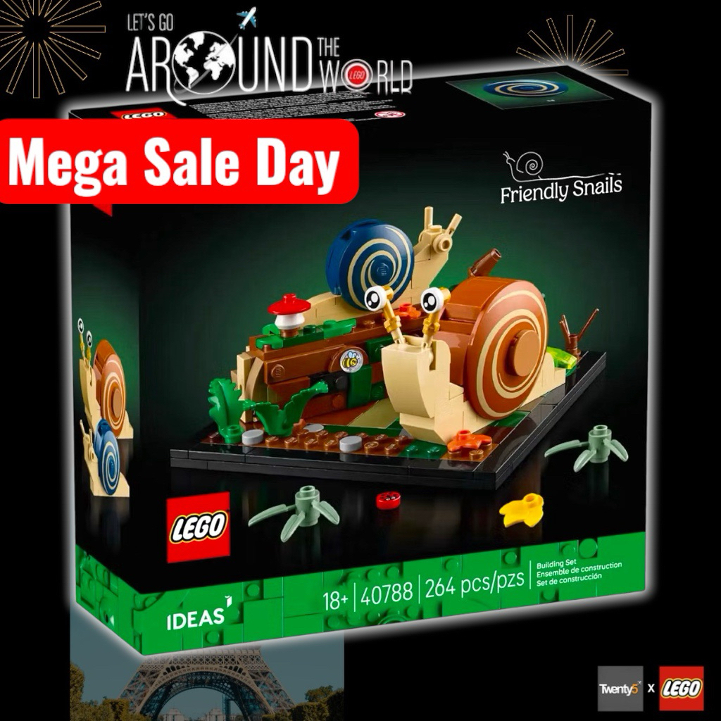 (พร้อมส่ง) Lego ideas 40788 Friendly Snails | Shopee Thailand
