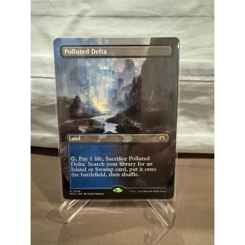MTG Modern Horizons 3 Variants: Polluted Delta (0356 - Borderless ...