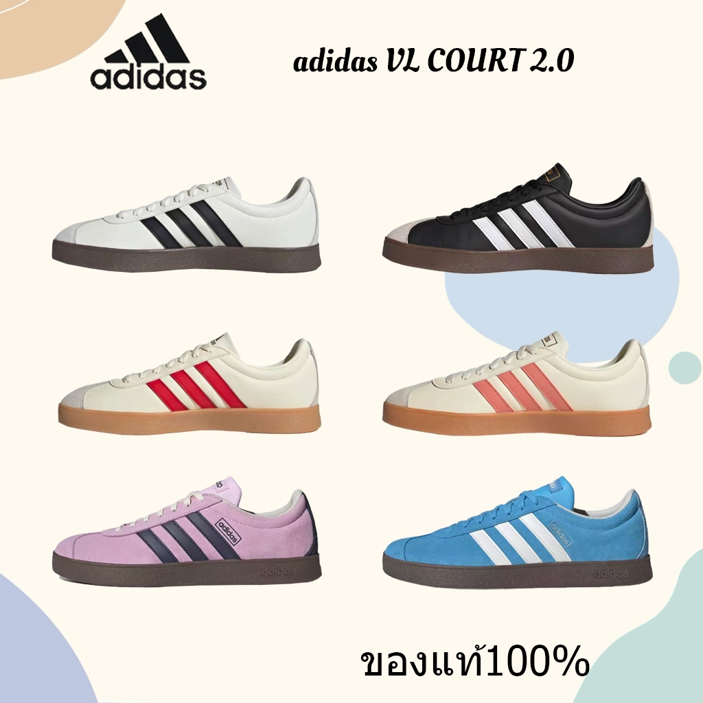 ของแท้ 100% adidas VL COURT 2.0 JI0497|/JQ2471/IF7108/JH5064 JR8309 ...
