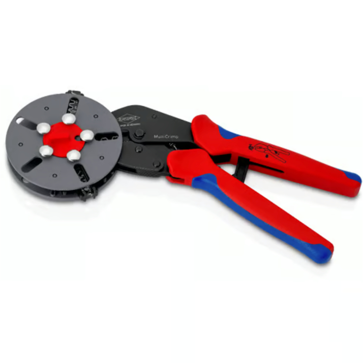 คีมย้ำ KNIPEX NO.97 33 03 MultiCrimp® for PV, MC4/MC4 EVO2 มี 3 หัวย้ำ ...