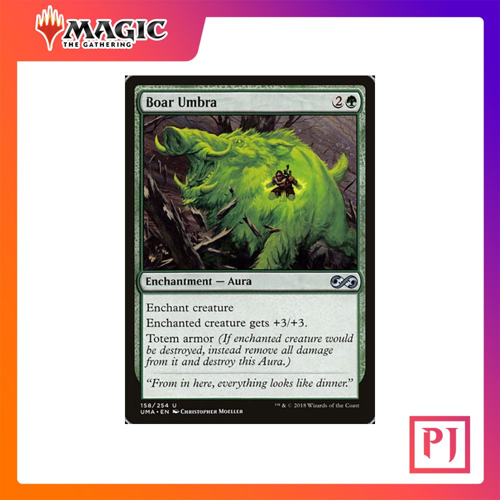 [MTG] Boar Umbra [UMA] [GREEN] [UNCOM] [NORMAL] [ENG] (การ์ดเมจิค ...