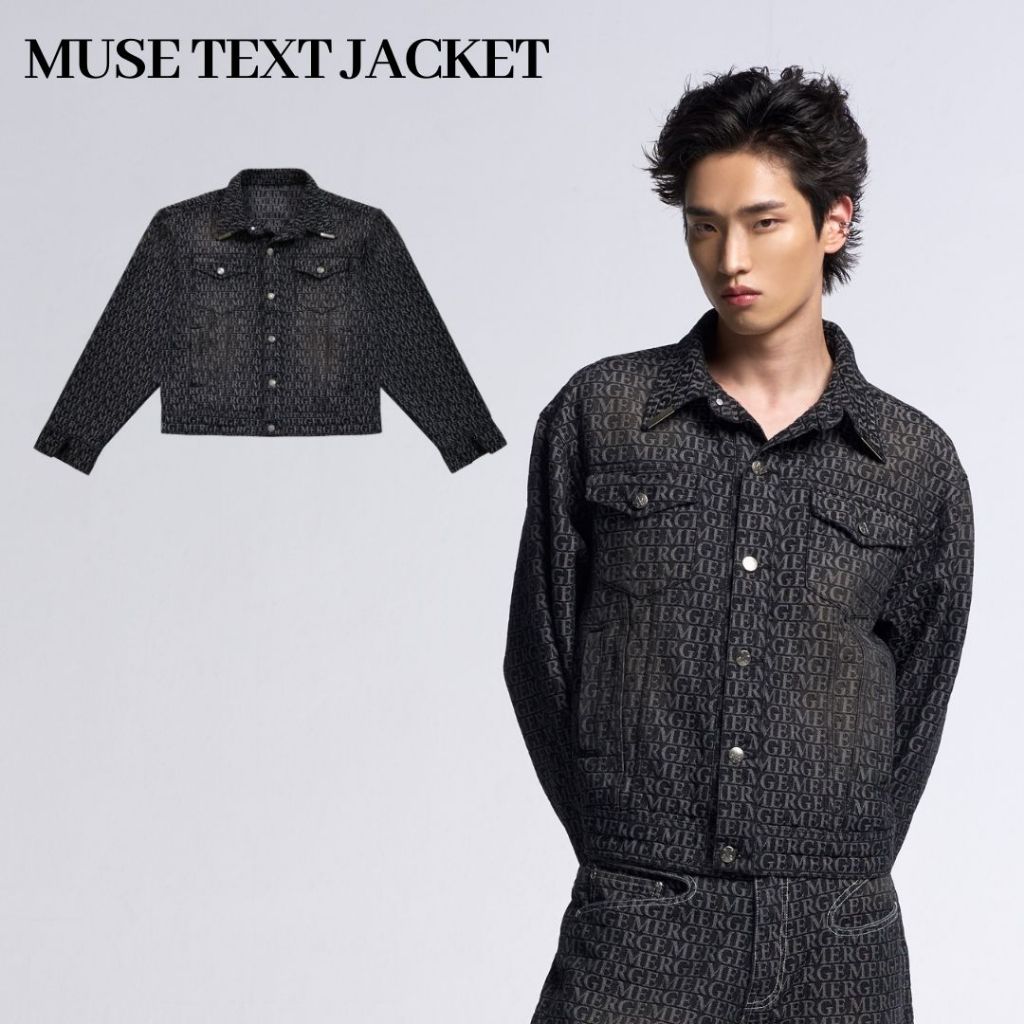 Merge Official - Muse Text Jacket (พร้อมส่ง) | Shopee Thailand