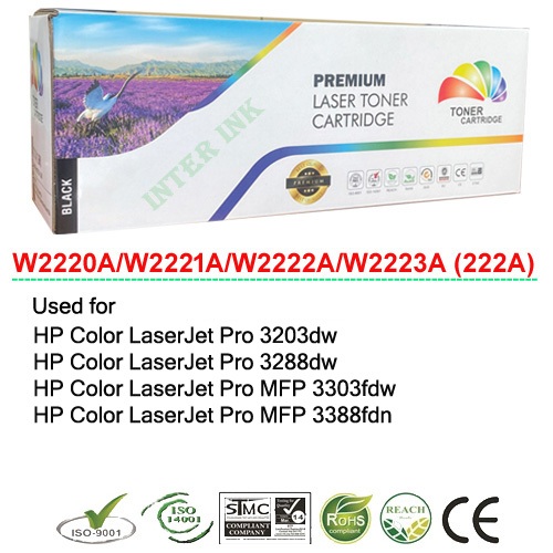 หมึกพิมพ์ Color LaserJet Pro MFP 3303fdw/ 3388fdn (222A) Color Box ...