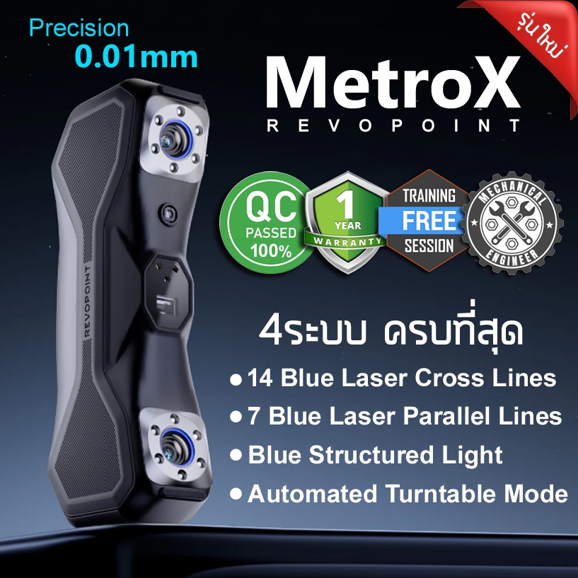 3d scanner Revopoint Metrox เครื่องสแกน3มิติ รุ่นMetrox 4ระบบโหมดทำงาน ...