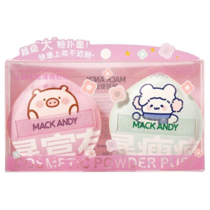 สินค้ามีพร้อมส่ง พัฟฟองน้ำ MACK ANDY แบบนิ่ม ขนาดใหญ่พิเศษ ลายการ์ตูน ...