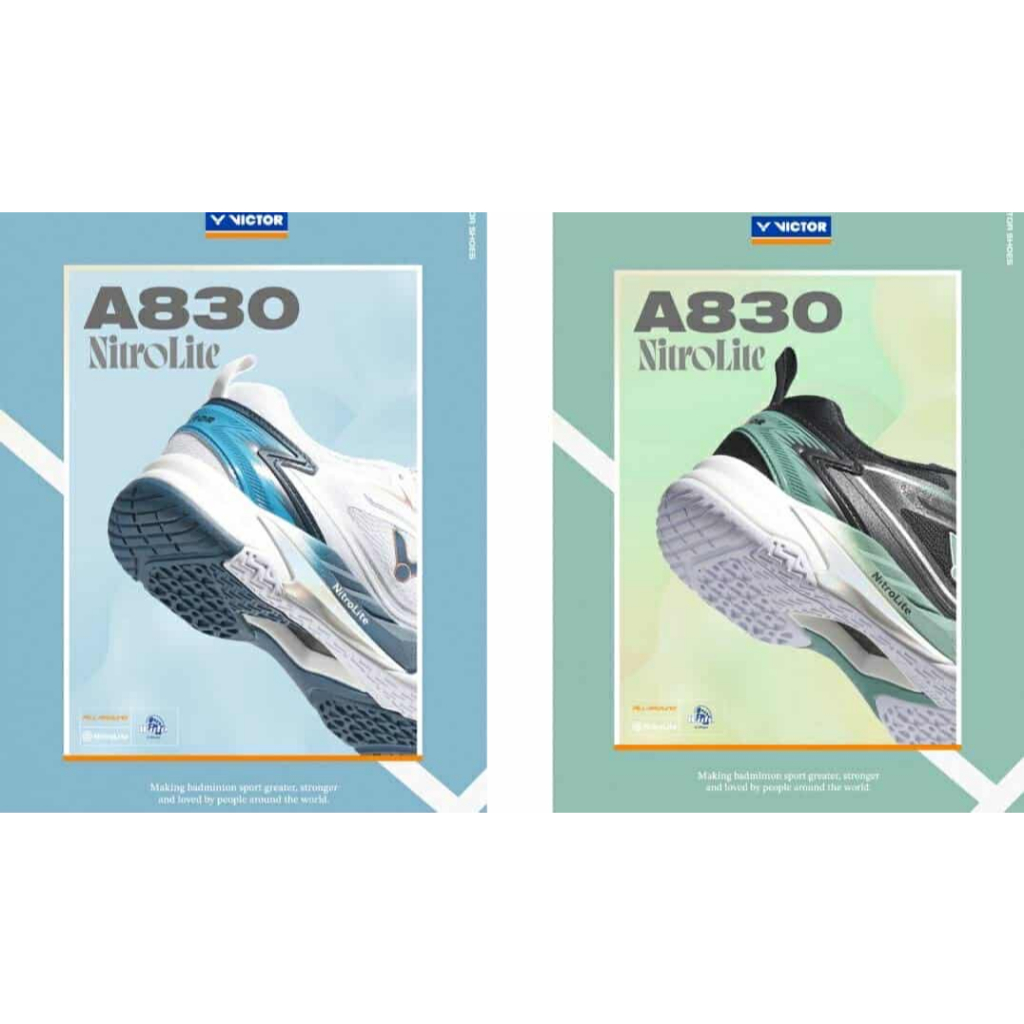 🔥สีใหม่ล่าสุด🔥 VICTOR A830 NitroLite🏸รองเท้าสาย All-Around สุดสมดุล ใส่ ...