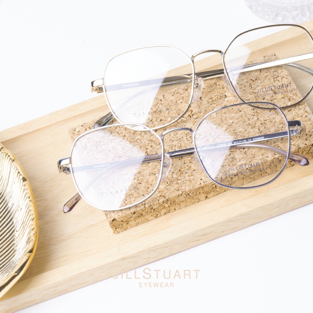 JILL STUART กรอบแว่นสายตา รุ่น Persistence JL33036 C01 C02 C03 C04 [Matel/β-Titanium] ขนาดกรอบ ...