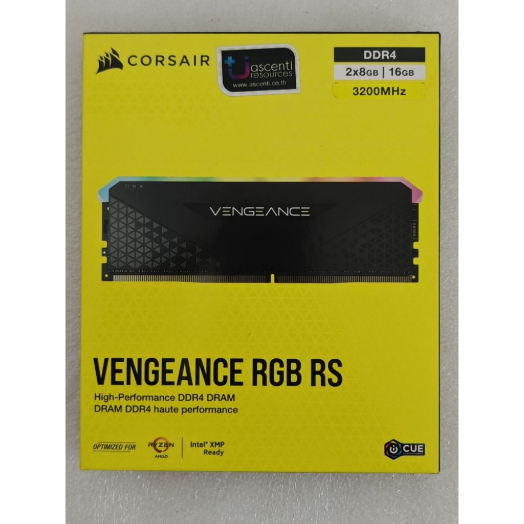 RAM DDR4 16G 8X2 3200 CORSAIR VENGEANCE RGB RS | Shopee Thailand