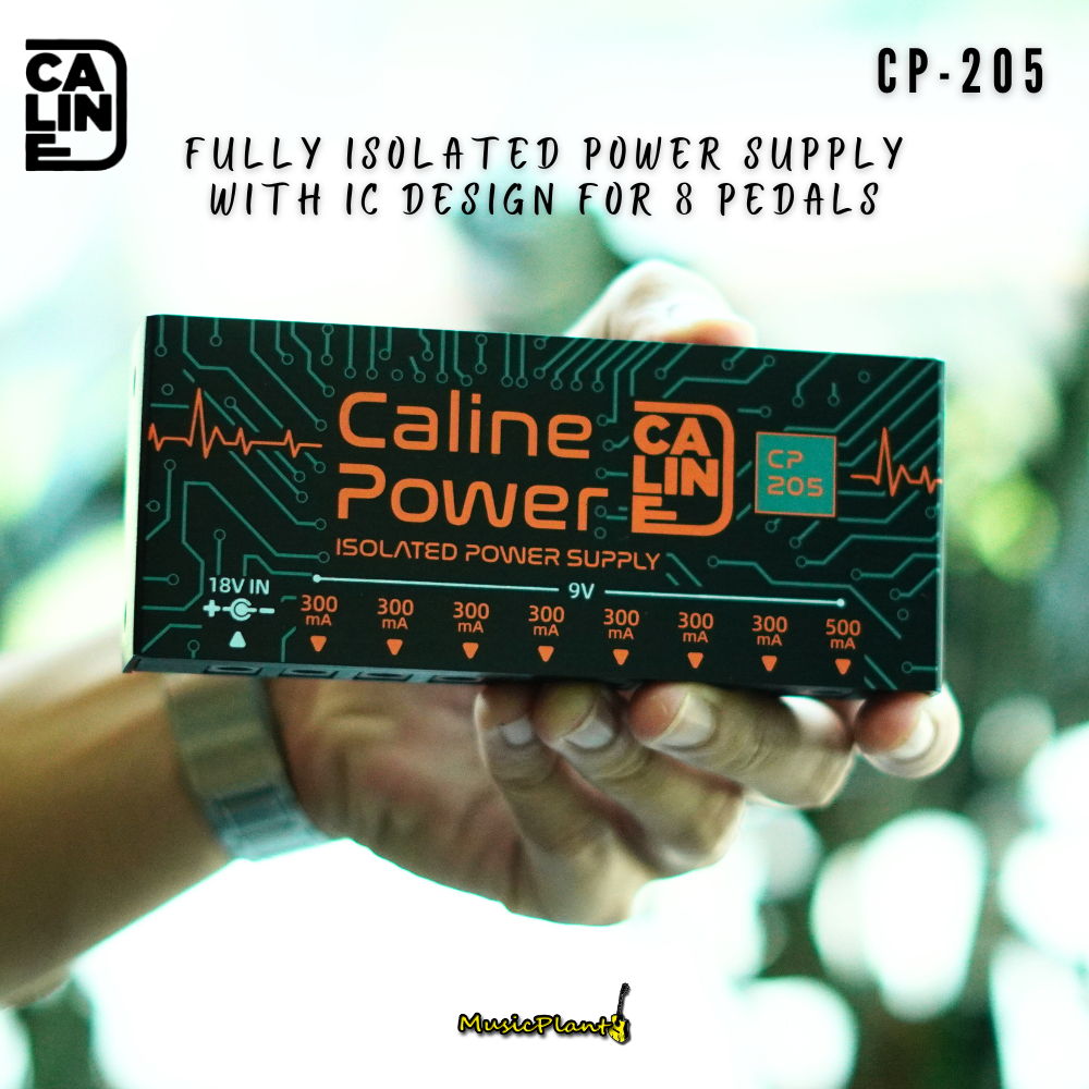 Caline - CP205 พาวเวอร์ซัพพายสำหรับเอฟเฟคกีตาร์ Fully Isolated Power ...