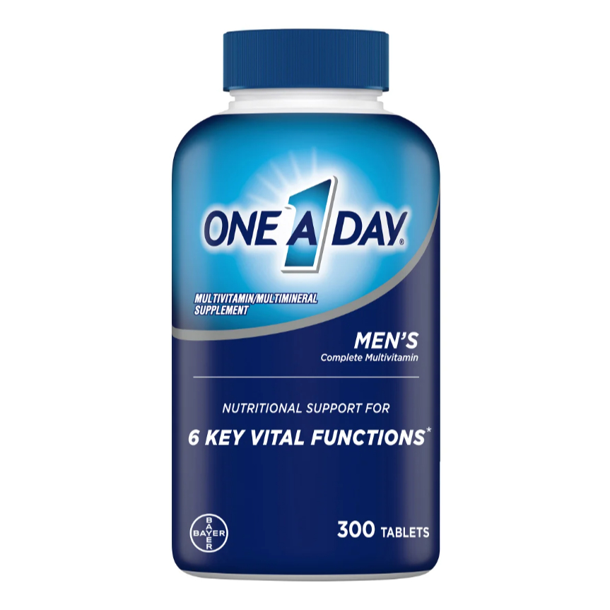 ONE A DAY Tablets 300 tabs-Men's Complete Multivitamin สารอาหารสำคัญ ...