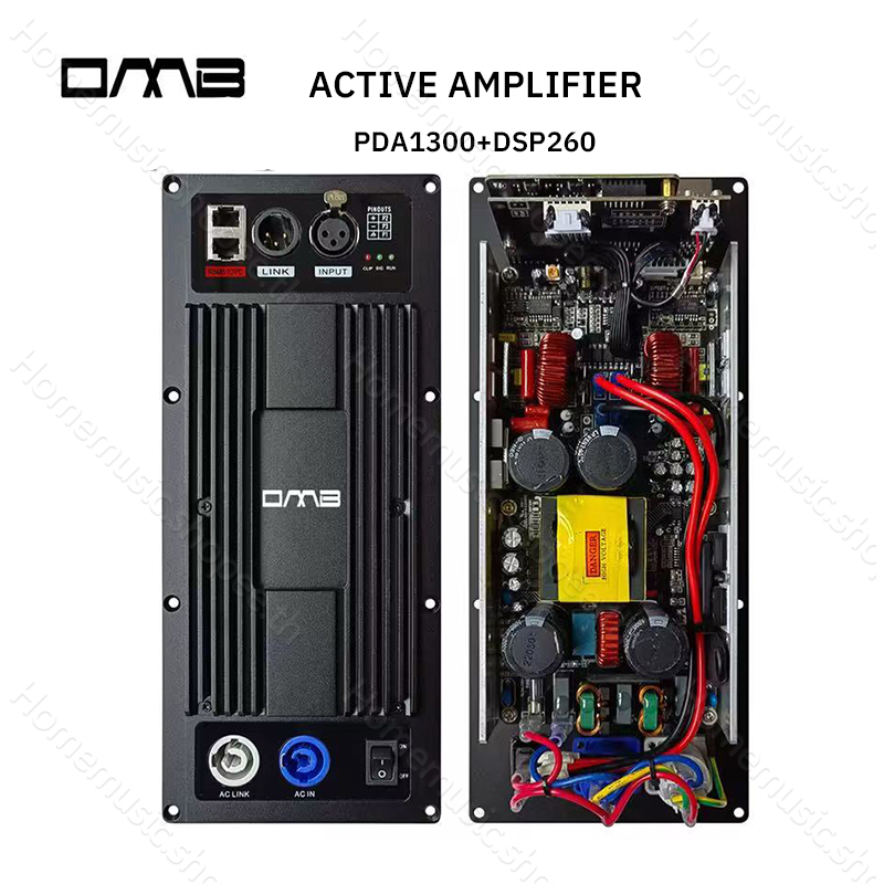 active amplifier pda1300+dsp260 บอร์ดแอมป์ CLASS D กำลังขับ 800 วัตต์ บอร์ดแอมป์หลังลำโพง 4 ...