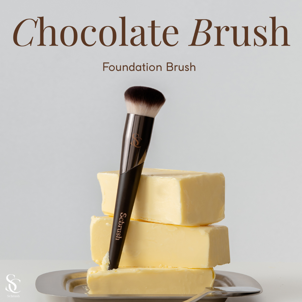 Scbrush Chocolate Foundation | แปรงเกลี่ยรองพื้น Chocolate รุ่น 109 ...