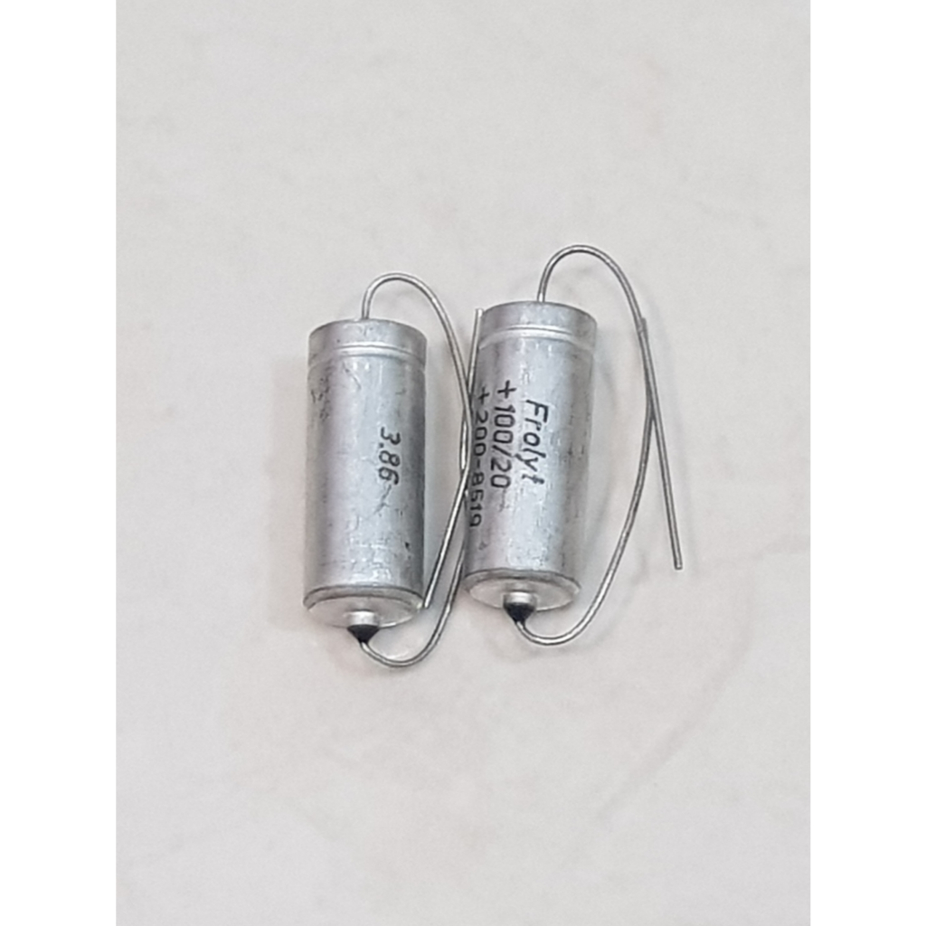 GERMANY DDR FROLYT AXIAL TANTALUM CAPACITOR คาปาซิเตอร์ 100 UF/ 20 V ...
