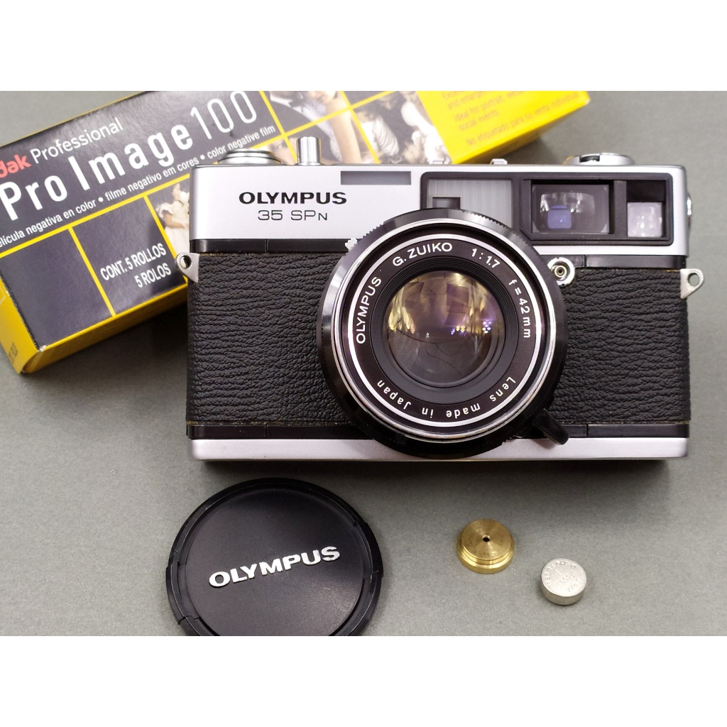 กล้องฟิล์ม OLYMPUS 35 SPn พร้อมฝาปิดเลนส์ | Shopee Thailand