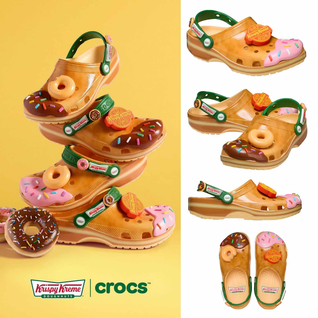 Pre-Order Krispy Kreme Crocs Classic Clog from USA | Shopee Thailand