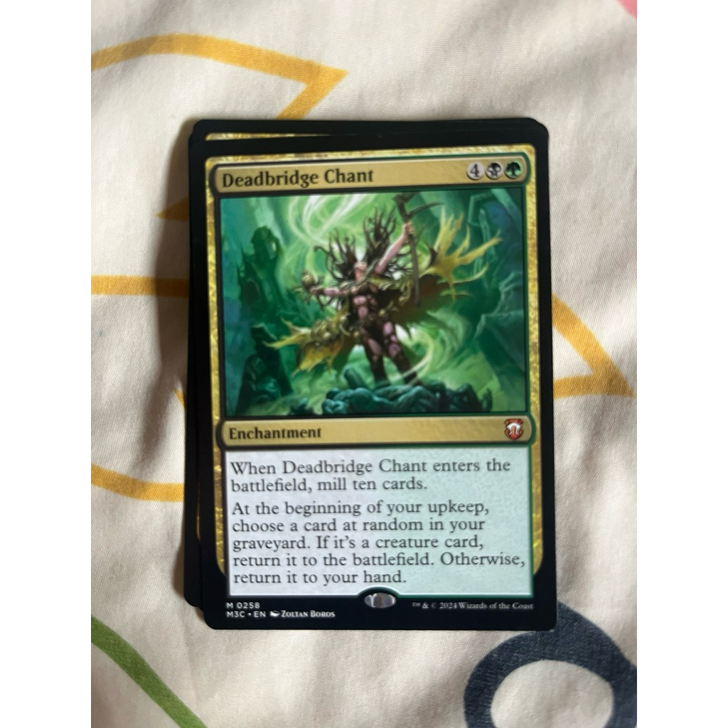 การ์ด MTG Deadbridge Chant Multi Magic the gathering EDH รุ่น M3C สภาพ ...