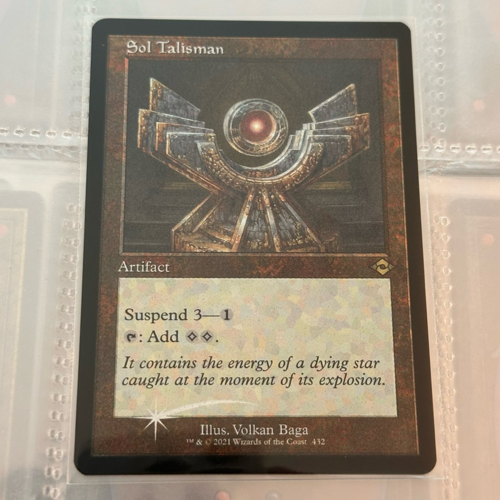 Modern Horizons 2 Variants Foil: Sol Talisman (Retro Frame) | Shopee ...
