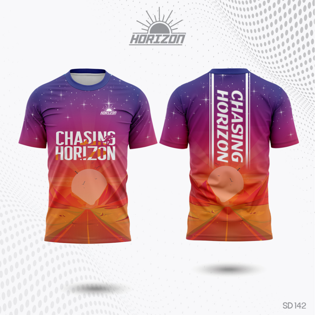 เสื้อกีฬา เสื้อวิ่ง Running Jersey CHASING HORIZON series 1 | Shopee ...