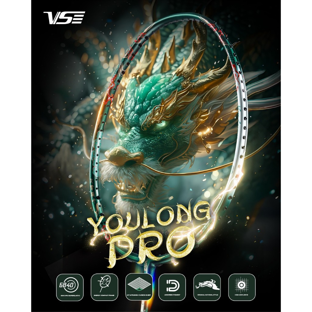 ไม้แบดมินตัน VS YOULONG PRO 4U 5U แถม เอ็น พันด้าม ซอง (โปรดอ่านรายละเอียดก่อนสั่ง) | Shopee ...