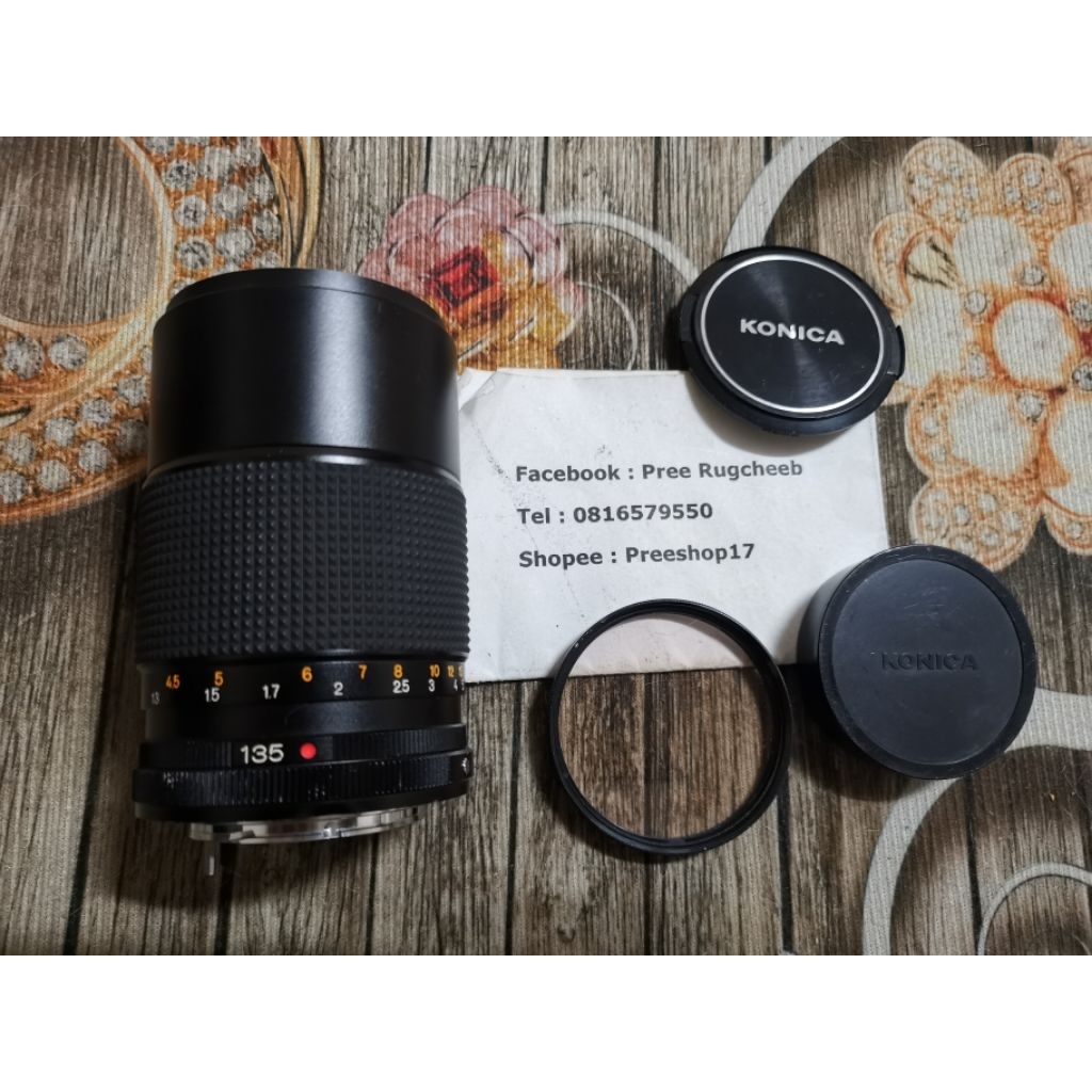 Konica Hexanon AR 135 f3.2 | Shopee Thailand