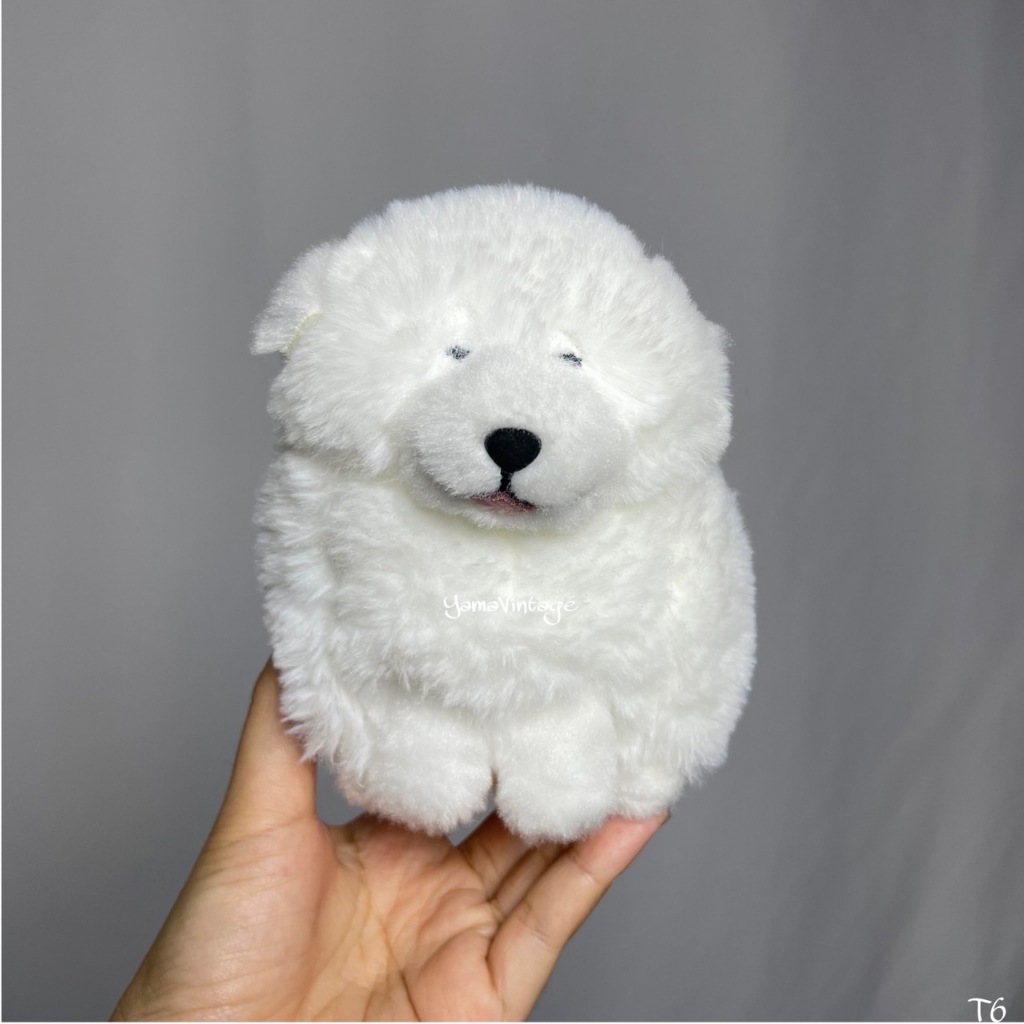 Great Pyrenees AMUFUN AMUSE ตุ๊กตาหมาสีขาว 5 นิ้ว อมูส มือสองลิขสิทธิ์ ...