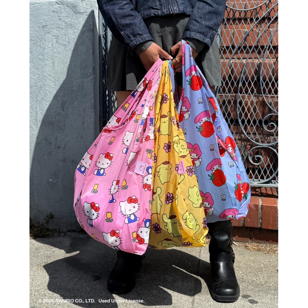 (Pre-Order) กระเป๋าผ้า Baggu พับเก็บได้ ลายน่ารัก จากเกาหลี แท้100% | Shopee Thailand