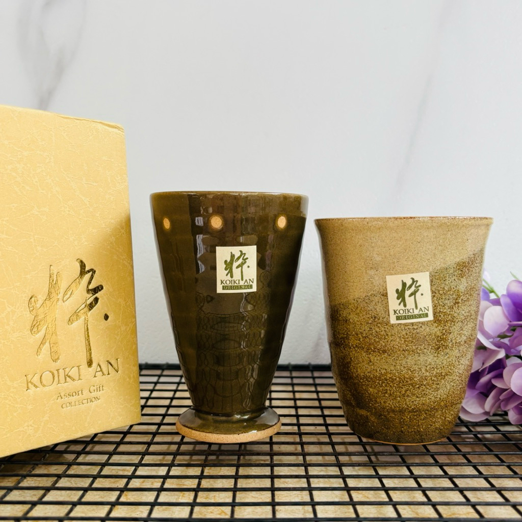 แก้วดินเผา KOIKI AN มือสอง จากญี่ปุ่น | Shopee Thailand