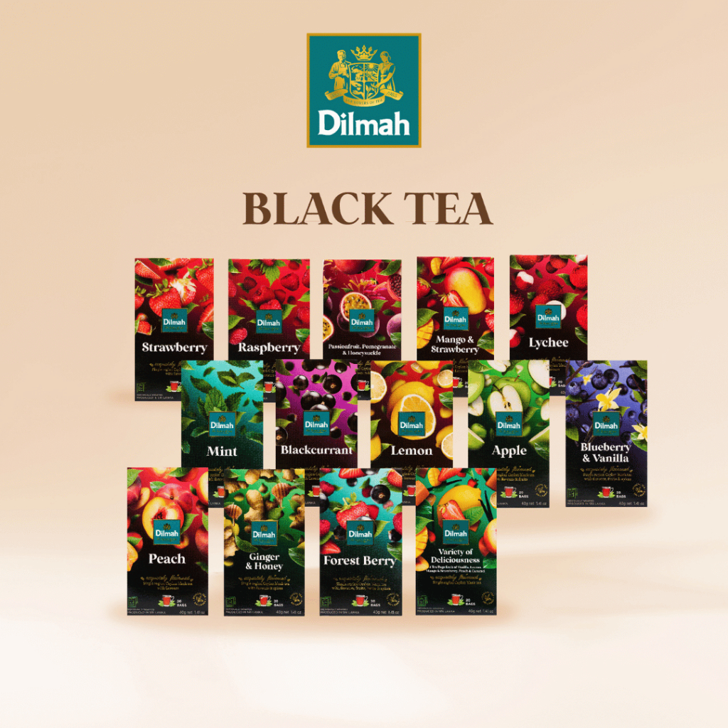 Dilmah Tea ชาซอง ชาดำ ชาเขียว ชาผลไม้ กลิ่นผลไม้ 14 รสชาติ 20 ซอง(Dilmah Flavoured Black Tea ...