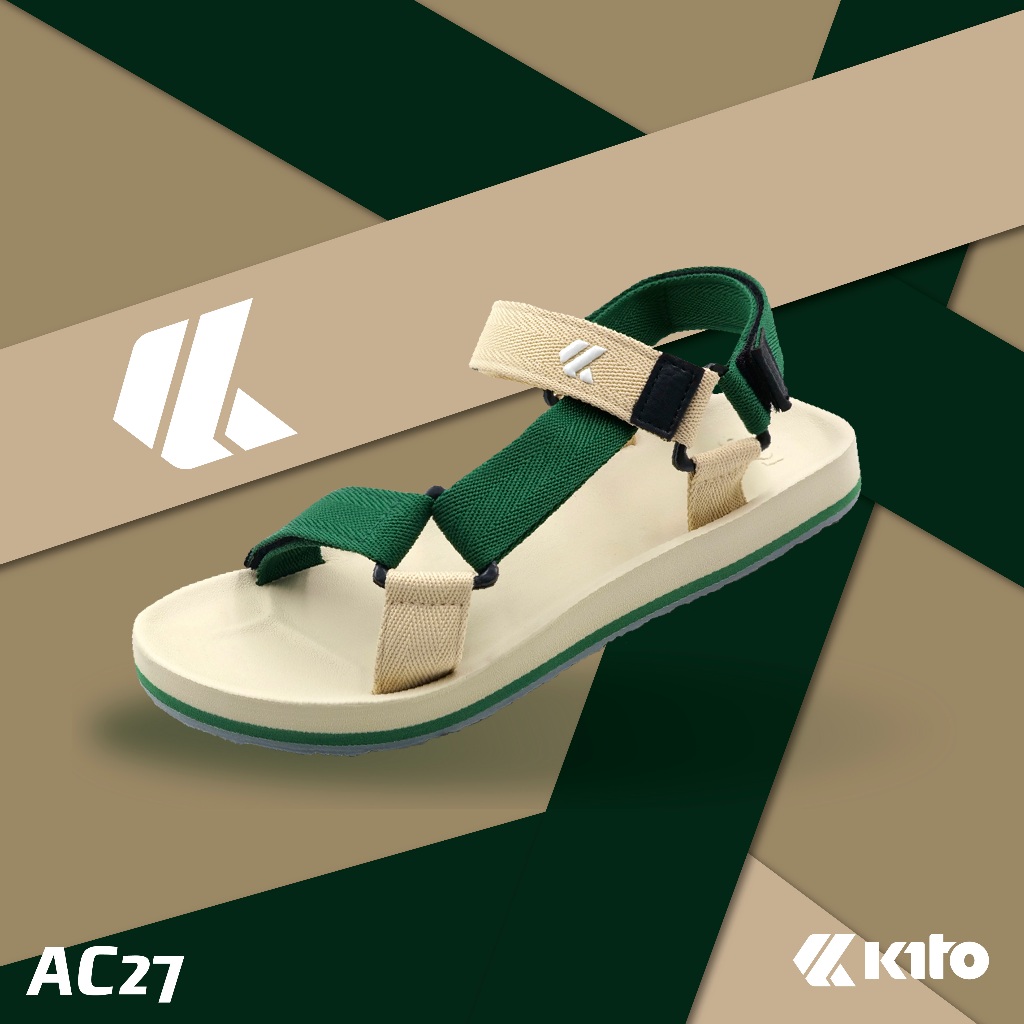 Kito กีโต้ Flow TwoTone รองเท้ารัดส้น รุ่น AC27 Size 36-46 | Shopee Thailand