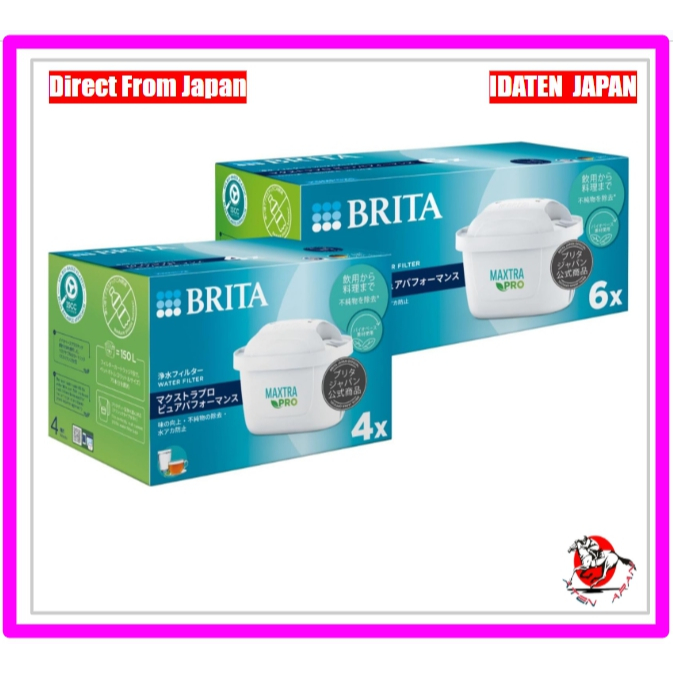 [ชุดซื้อ] ไส้กรองเครื่องกรองน้ำ Brita 4 ชิ้น [ของแท้จากญี่ปุ่น] + ไส้ ...
