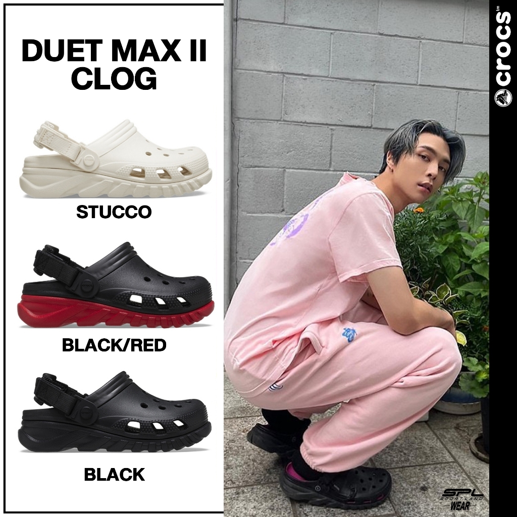 Crocs Collection รองเท้าแตะ CR UX Duet Max II Clog 208776-160 / 208776 ...