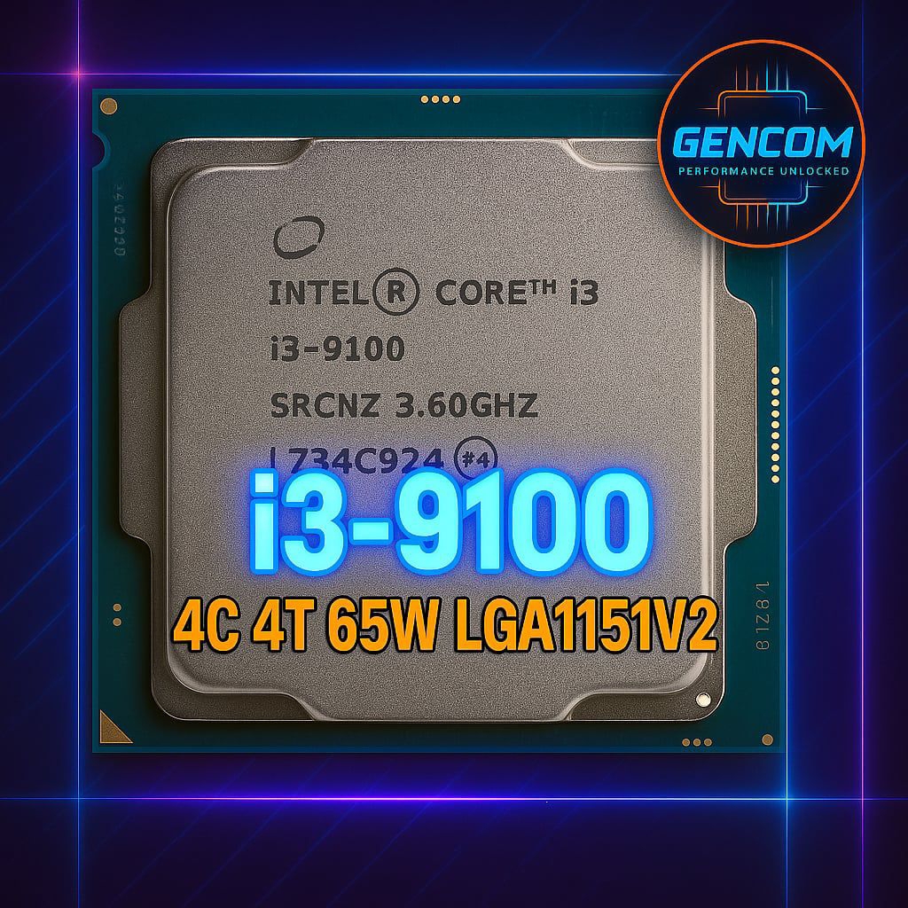 ซีพียู CPU Intel Core i3-9100 4คอ4เทรด LGA 1151v2 ฟรีซิลิโคน1ซอง i3 9100 | Shopee Thailand