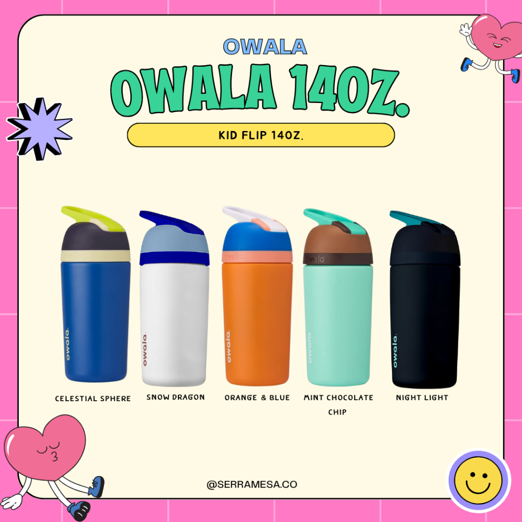 พร้อมส่งในไทย Owala Kid Flip 14oz. ขนาดน่ารักมากๆ ค่ะ ใช้ไปโรงเรียนได้ ...
