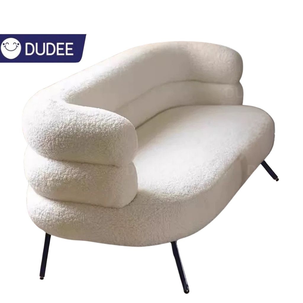 DUDEE โซฟา รุ่น SF-111 โซฟาผ้าขนแกะเทียม สไตล์มินิมอล หนานุ่ม แข็งแรง ...