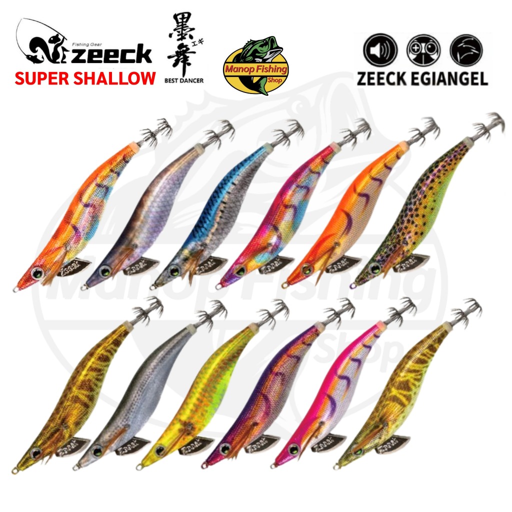 โยตกหมึก Fukushima Zeeck Egiangel รุ่น super shallow ขนาด 3.5 / 19 g ...