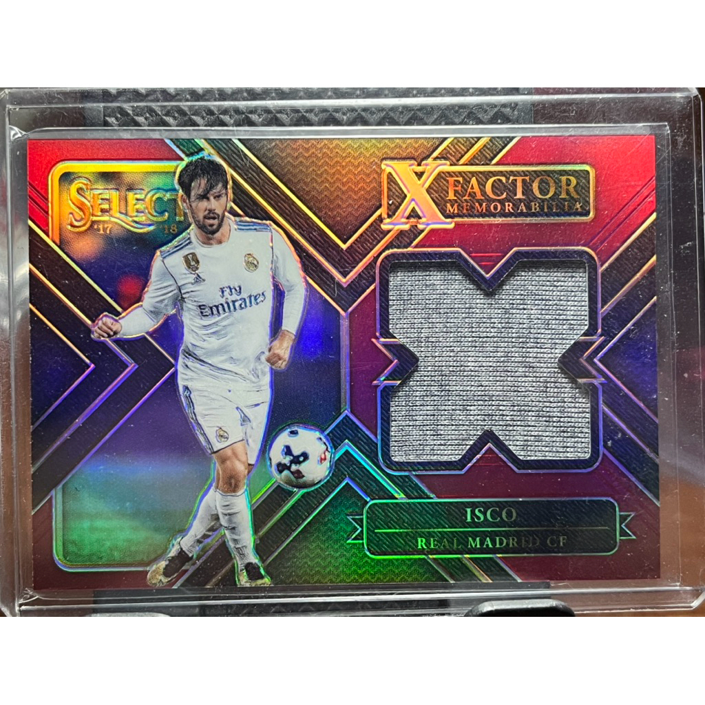 Football Card Isco การ์ดฟุตบอล อิสโด้ รีล มาดริด พร้อมชิ้นส่วนเสื้อที่ ...