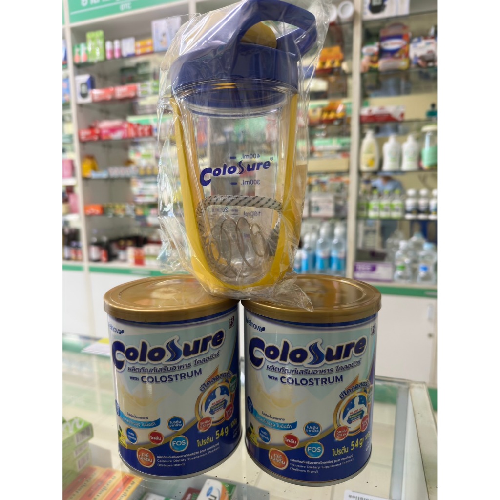 โคลอชัวร์ ผลิตภัณฑ์เสริมอาหารโปรตีนสูง colosure ขนาด 400 กรัม โปร 2 ...