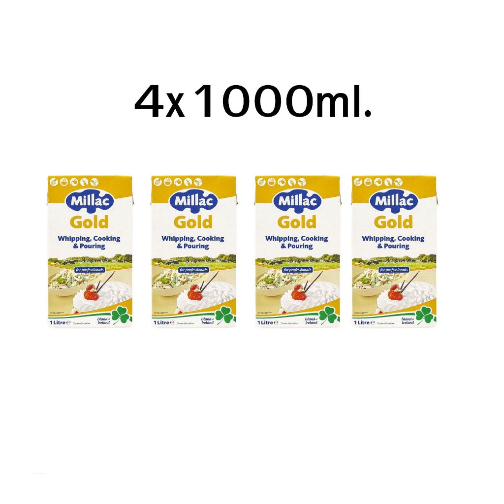 MILLAC Gold Cream 4x1000 ml.-มิลแลค โกลด์ ครีม 4x1000 มล. | Shopee Thailand