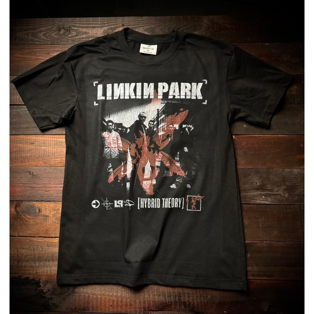 Bootleg Linkin Park Rocket Lab เสื้อยืดสีดำ ผ้าคอตตอนพรีเมี่ยม USA ...