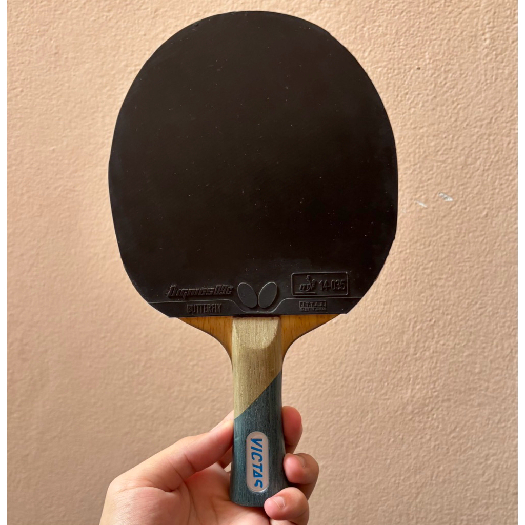 ไม้ปิงปอง Victas Koki Niwa + Dignics 09c + Tenergy 80 แท้100% มือ2 | Shopee Thailand