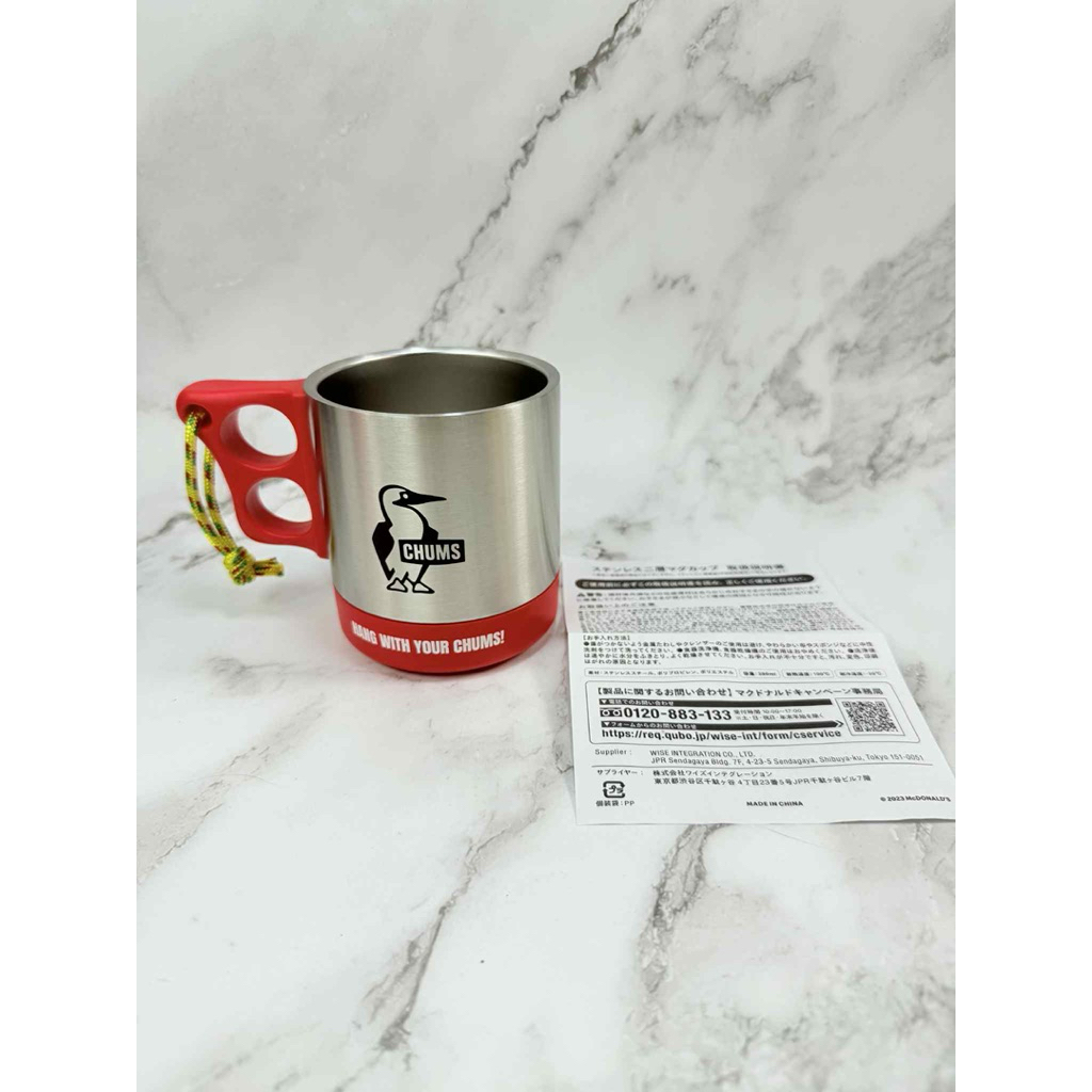 แก้วมัค McDonald's★Chums CHUMS mug สีแดง★ของใหม่และไม่ได้ใช้★(ZB : 382 ...