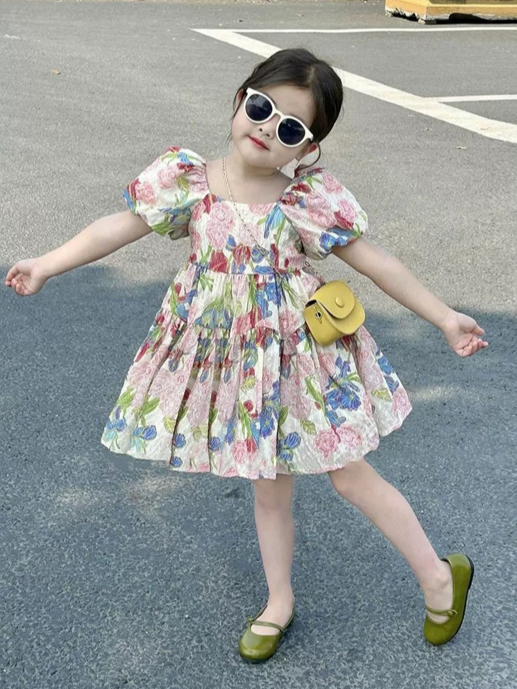 PANG KIDS ชุดเดรสลูกสาว Summer นี้จัดเลย น่ารักกมาก 0697 | Shopee Thailand