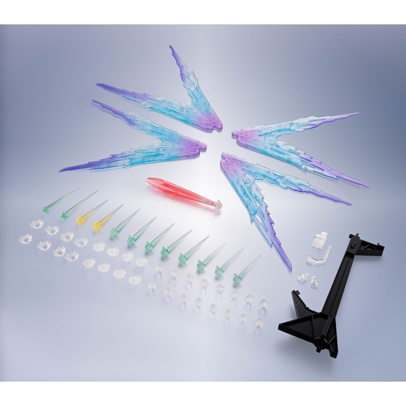 BANDAI Metal Robot Spirits Wing of Light ＆ Hi-Mat Full Burst Effect Set ...