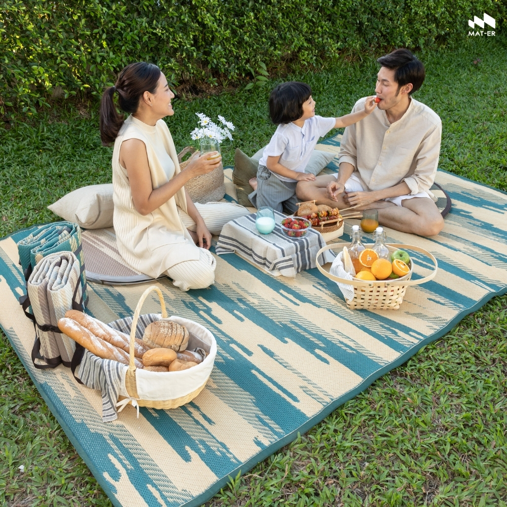 Mat-er เสื่อแทนพรม Tha-ra สี Colorful | Shopee Thailand