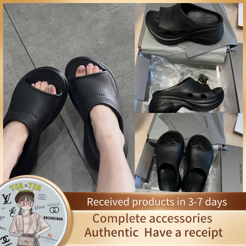 Authentic Have a receipt Complete accessories Balenciaga POOL Slippers ...