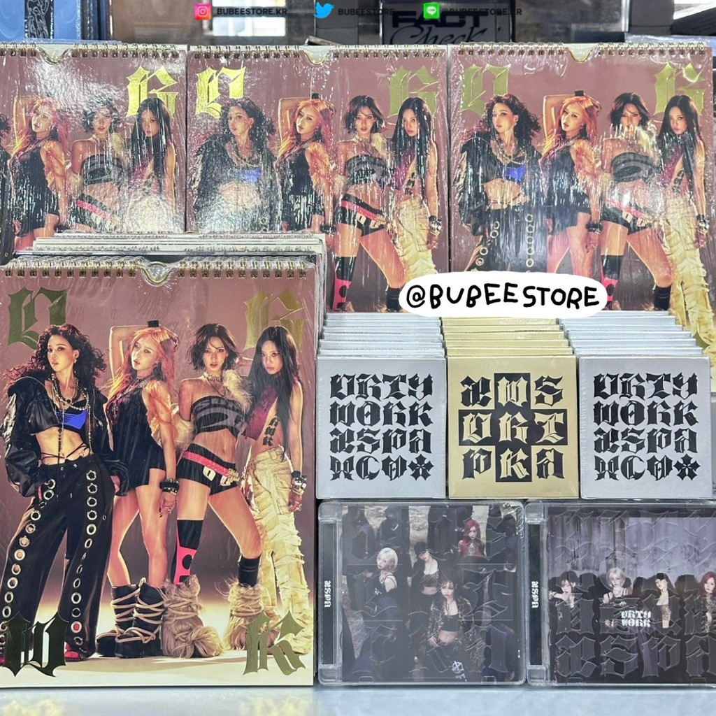 (ใช้โค้ดลด 20-25%สูงสุด 1000.-) พร้อมส่ง aespa - Single Album [Dirty Work] Dirty Case / Dirty ...