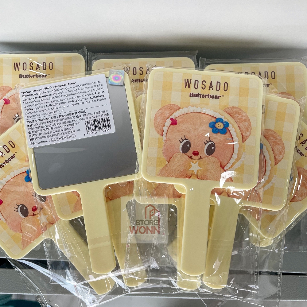 กระจกหมีน้องเนย wasado น่ารัก กระจกพกพา | Shopee Thailand