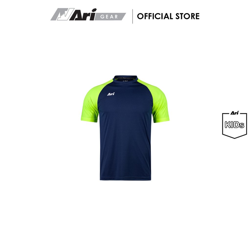 ARI KIDS ESSENTIAL 2TONES TEAM JERSEY - NAVY/NEON GREEN (AAP2423-38 ...